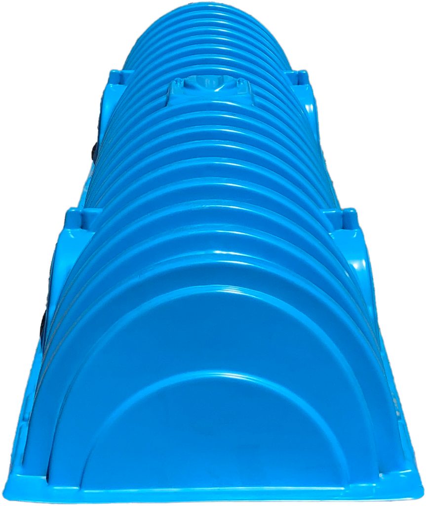 Recharger 150XLHD septic chamber - front viewer - front view - CULTEC, Inc.