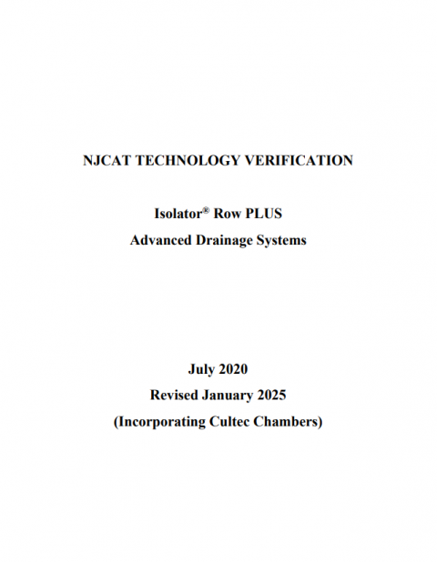 CULTEC Separator Row | ADS Isolator Row Plus for Stormwater ...